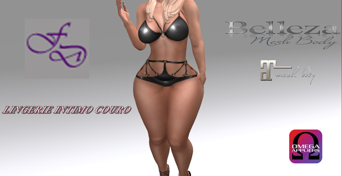 Second Life Marketplace Lingerie Intimo Couro